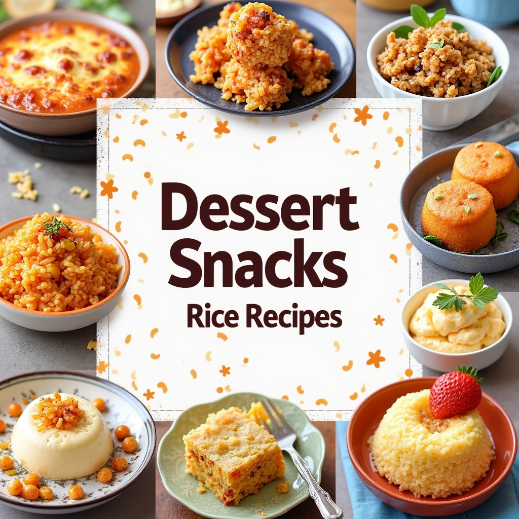 Desserts And Snacks - Kitchen Rice